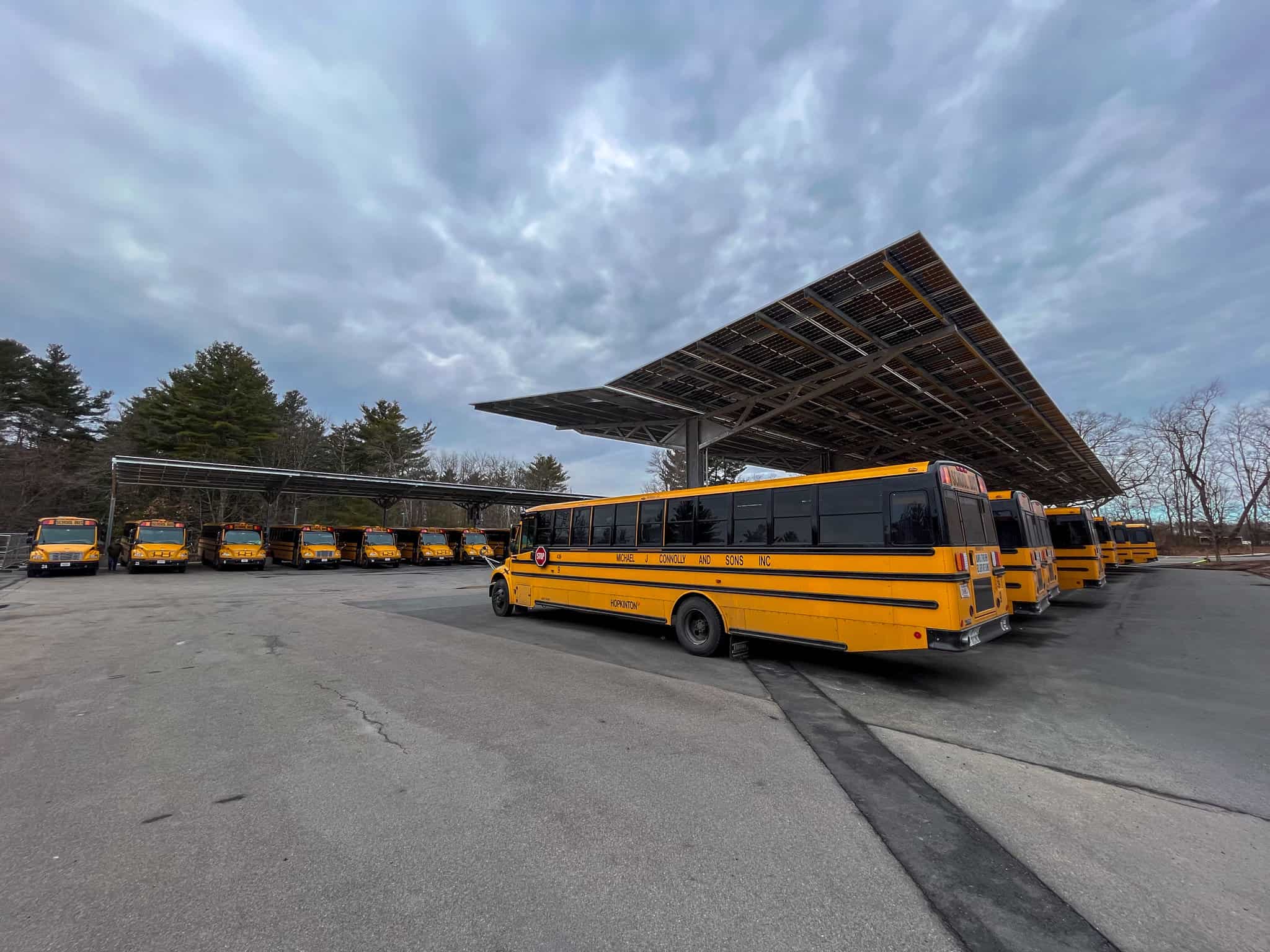 Hopkinton Bus Garage - Solar Construction