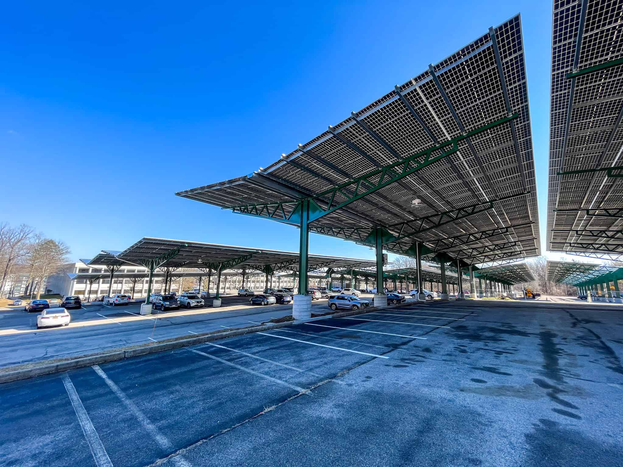 Westchester Y-Frame Solar Carport - Solar Construction